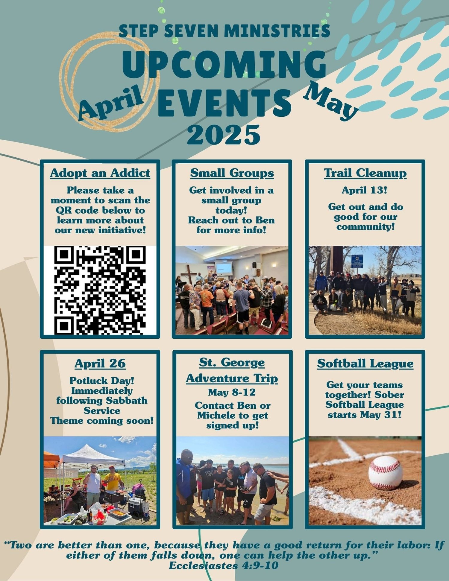Upcoming Events — Step 7 Ministries