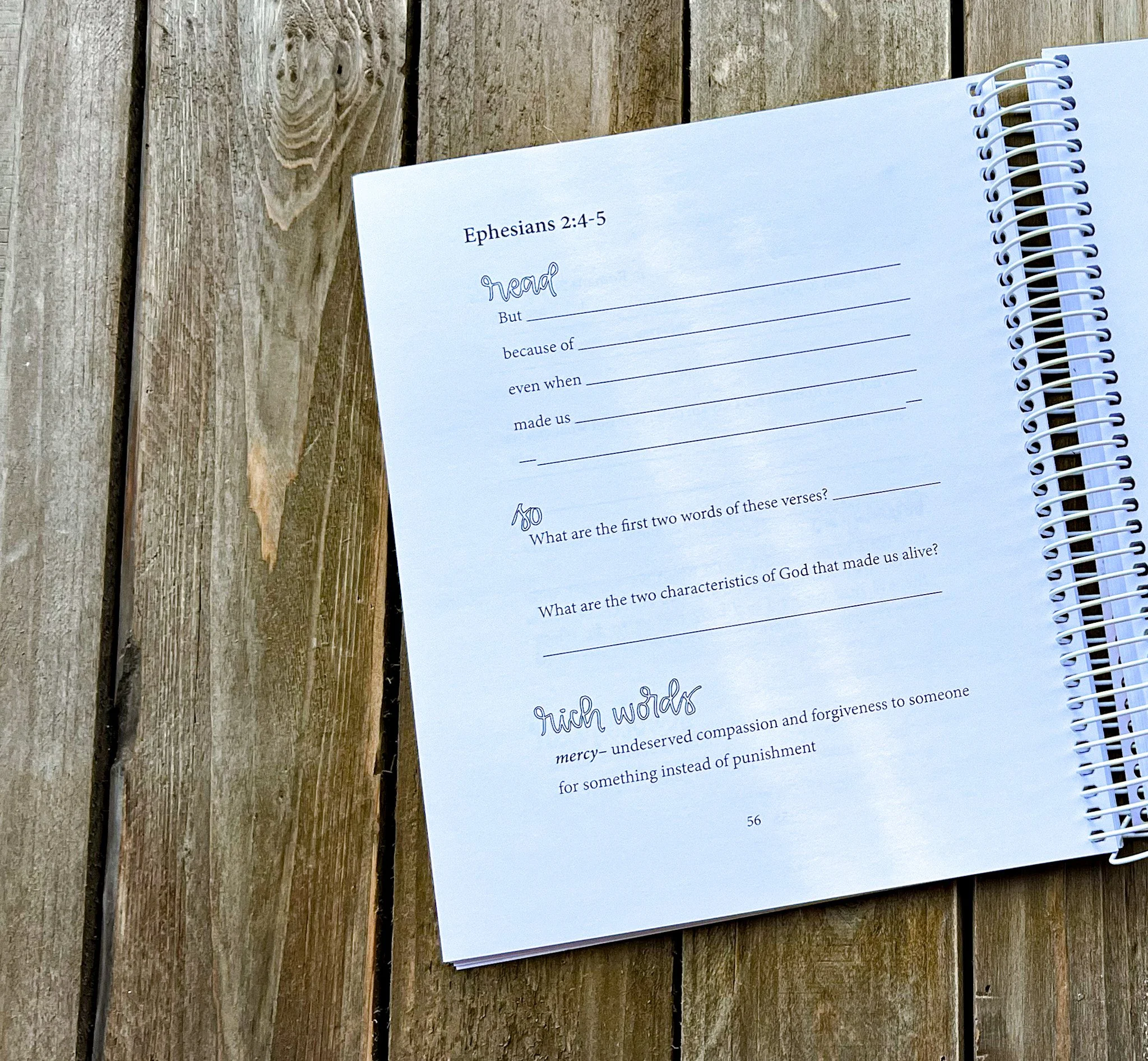 Ephesians LIGHT Bible Study Journal — Evergreen Cypress