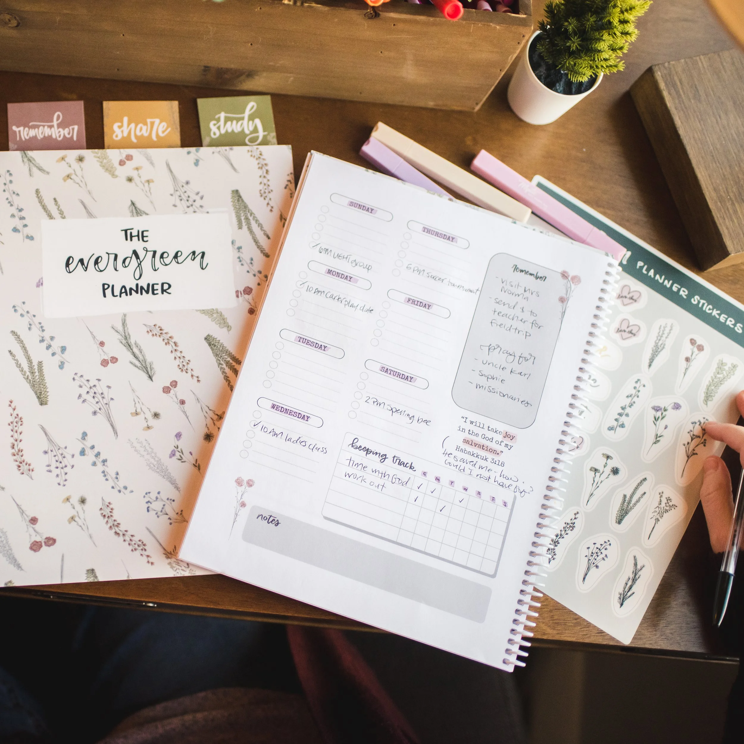The Evergreen Planner Bundle — Evergreen Cypress