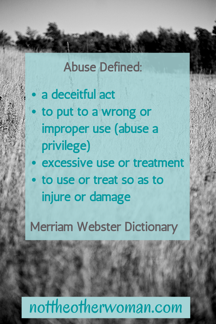 I Was Forced to Apologize to My Abuser's Wife — Not The Other Woman ...