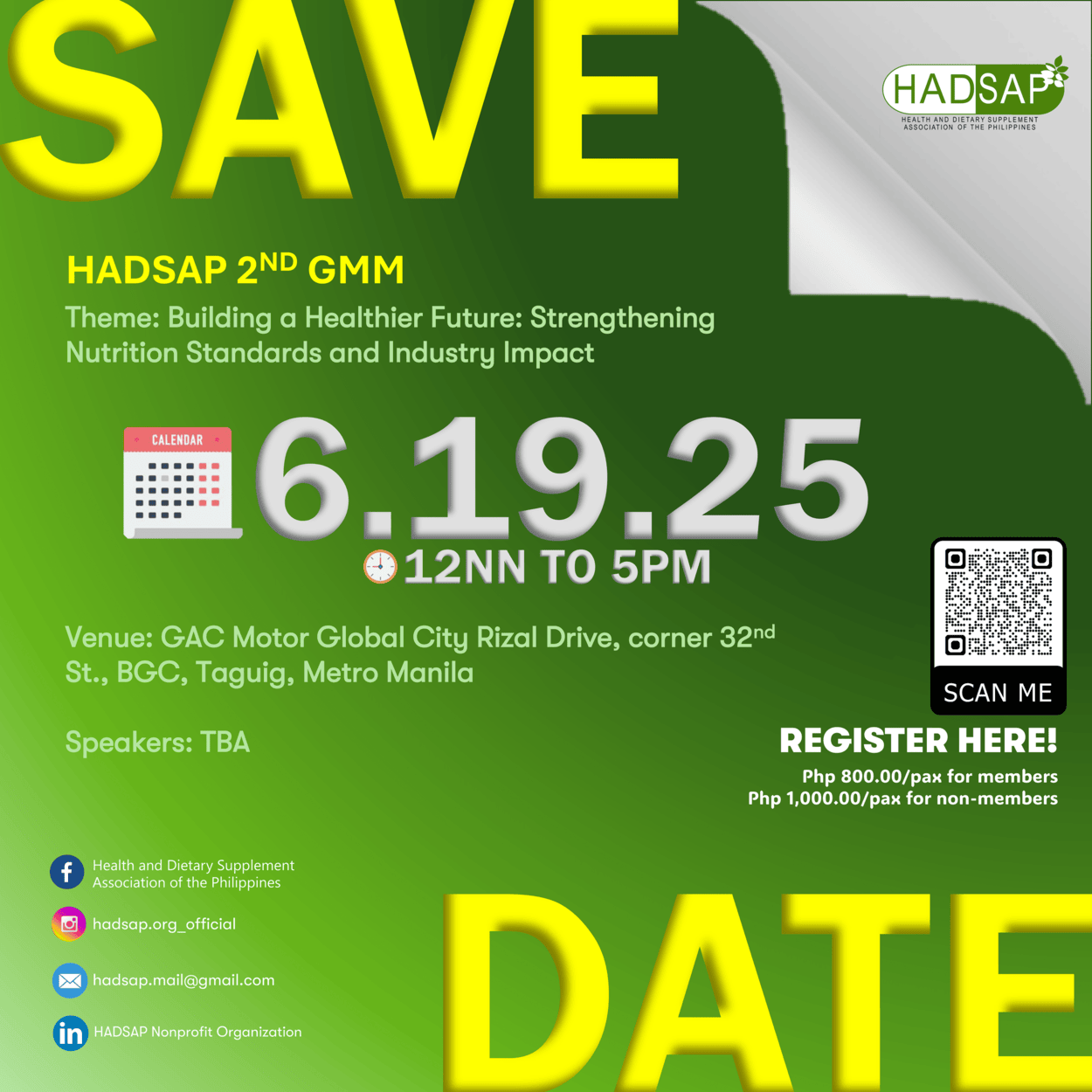 Hadsap 2nd GMM 2025 — hadsap.org.ph