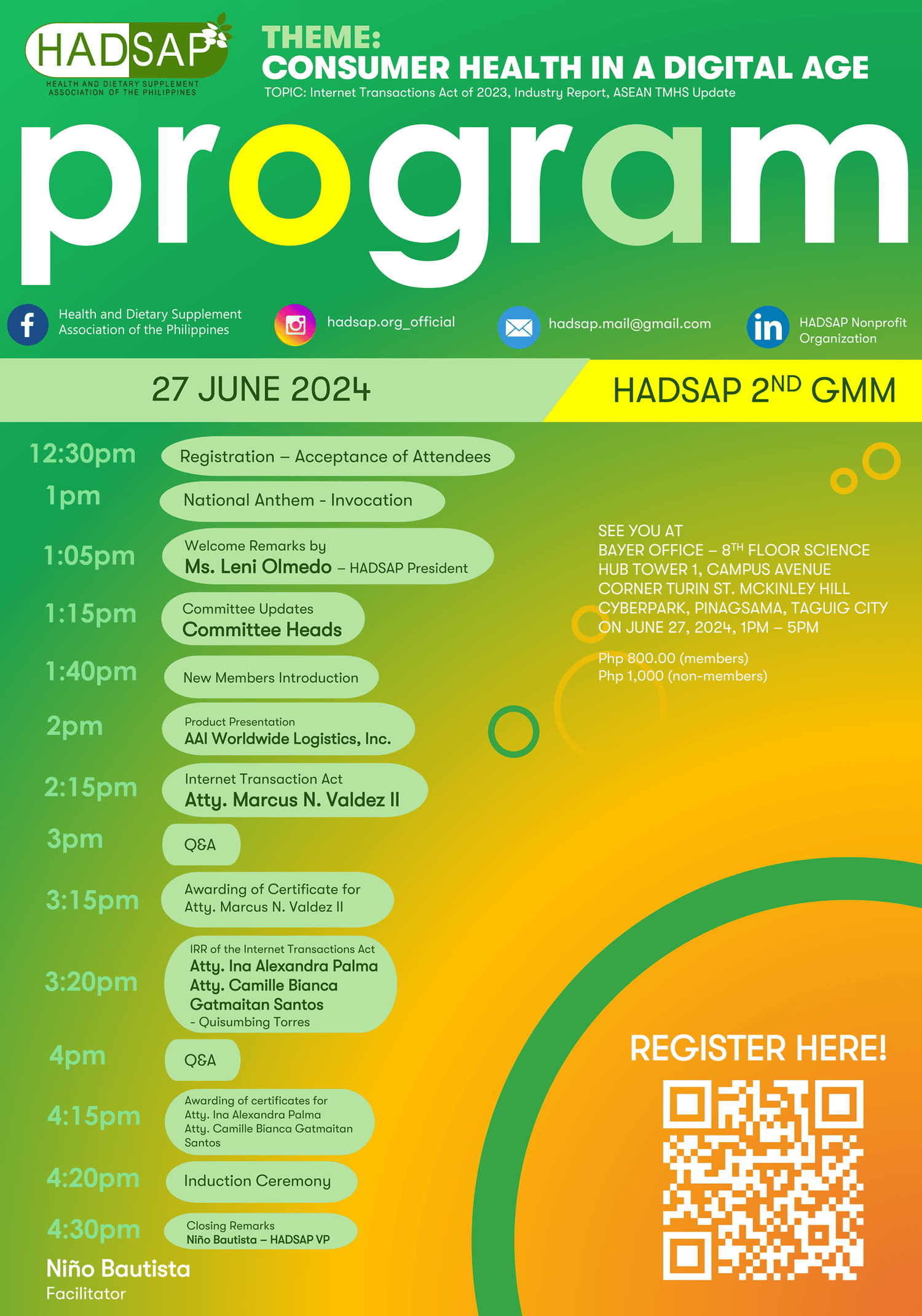 HADSAP 2nd General Membership Meeting — hadsap.org.ph