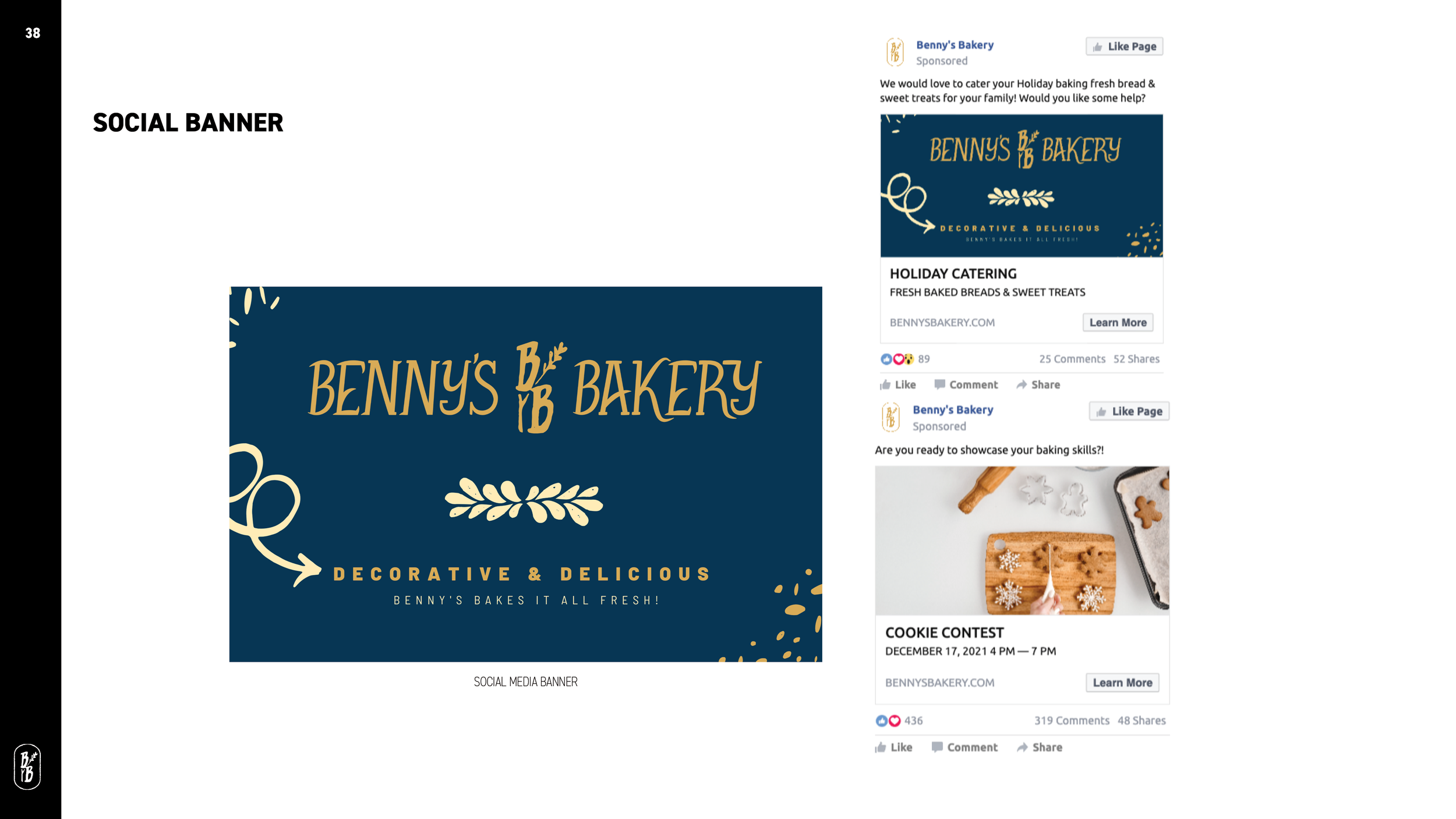 Benny's Bakery - Branding — Layton Howe