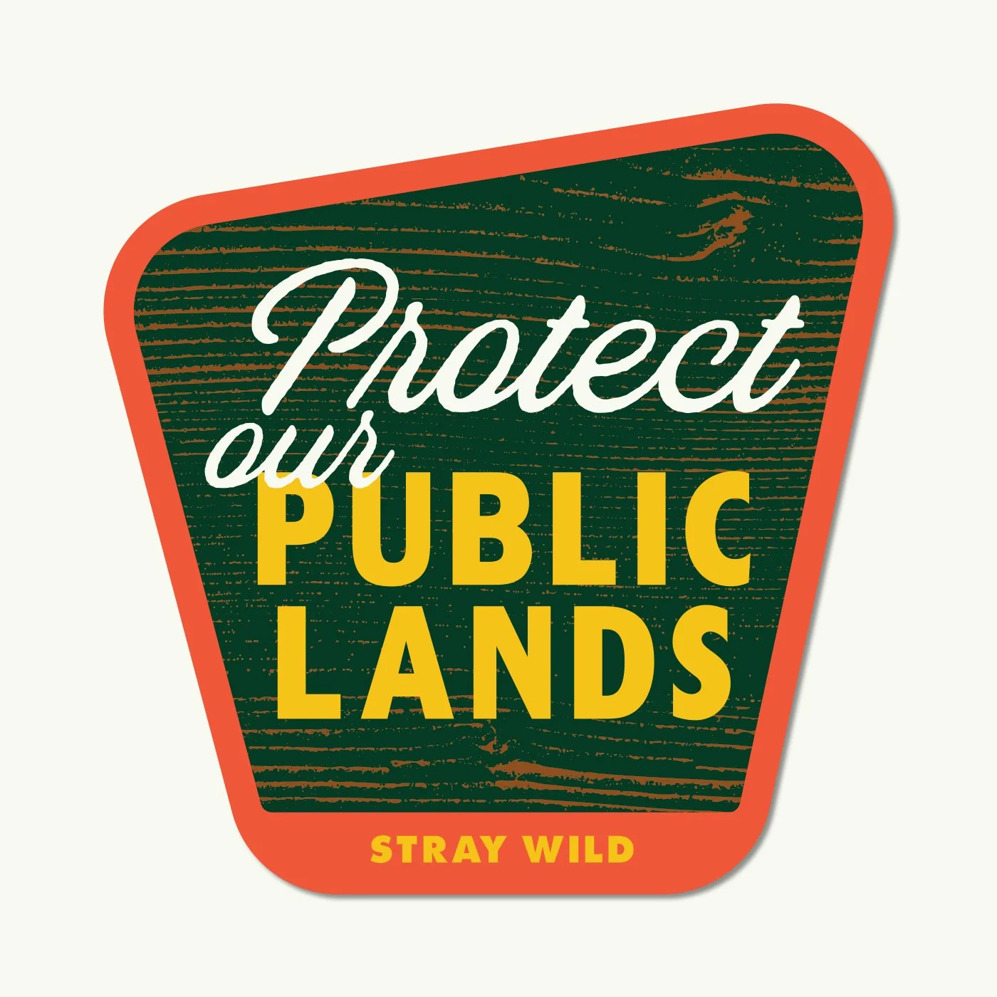 Rocky Mountain National Park Stamp Sticker — Stray Wild