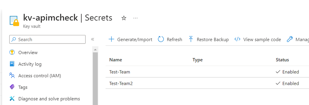 Control requests to Azure Function with API Management and Keyvault ...