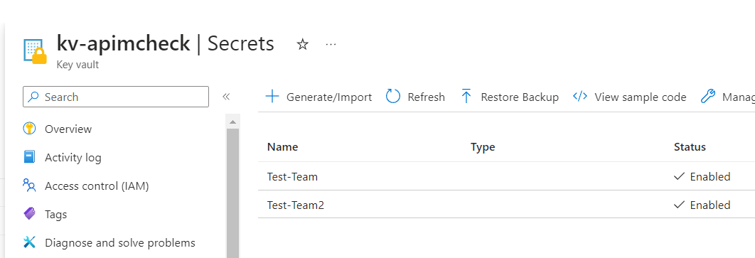 Control requests to Azure Function with API Management and Keyvault ...