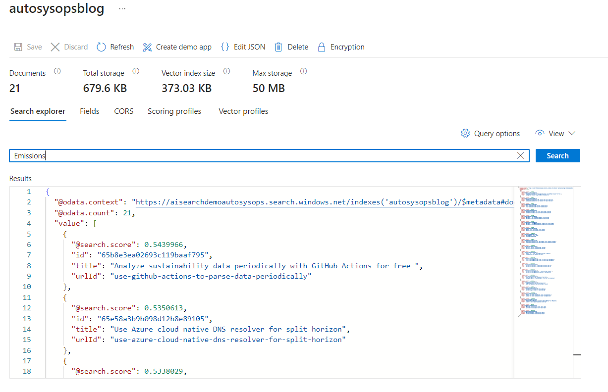 Use AI search in a power app to search an API — AutoSysOps