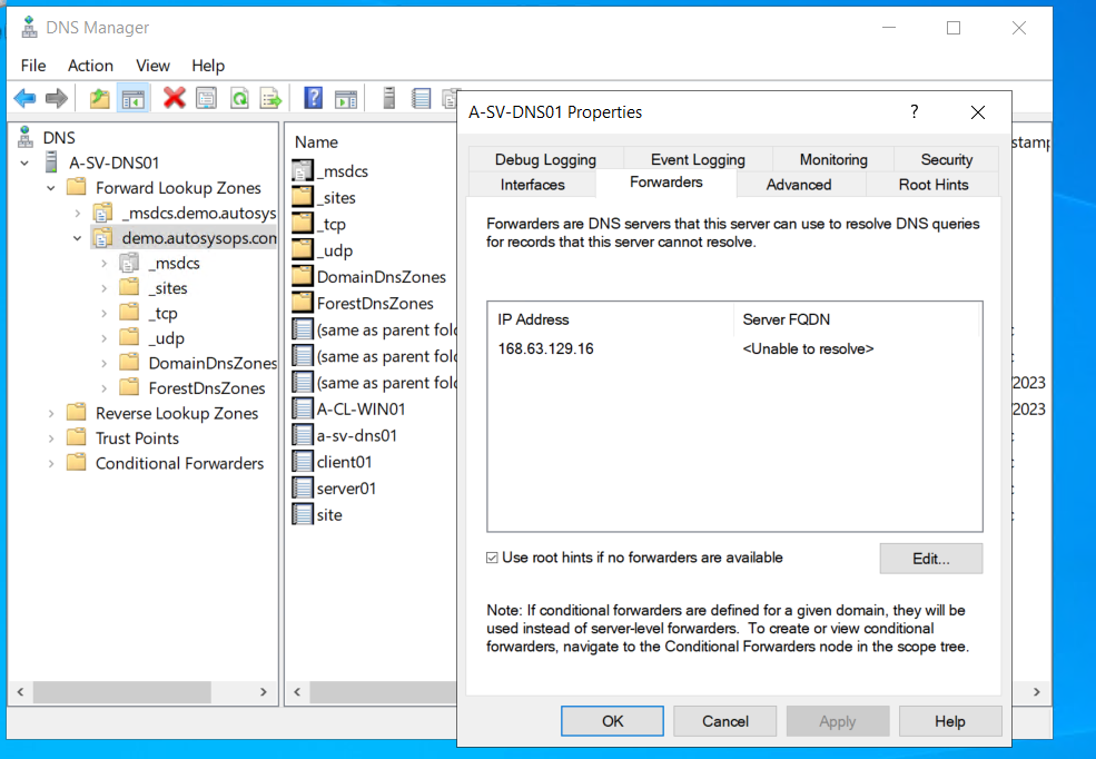 Using DNS in Azure IaaS — AutoSysOps