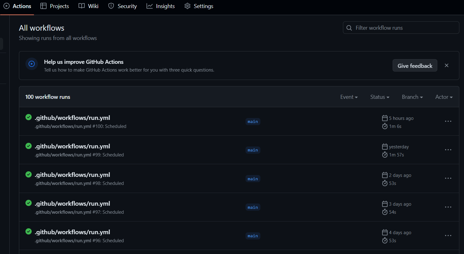 Analyze sustainability data periodically with GitHub Actions for free ...