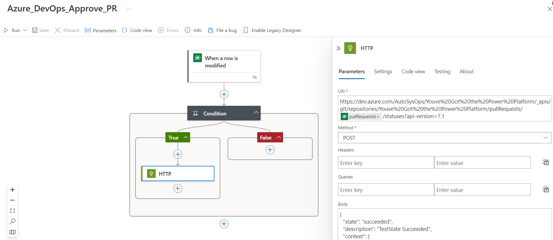 Use the Power Platform to control Azure DevOps Pull Requests — AutoSysOps