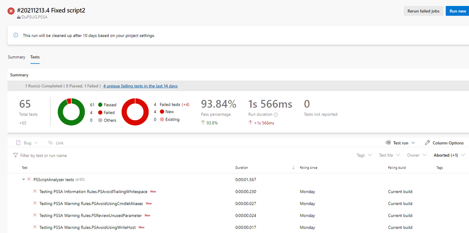 Test Powershell Code automatically with Pester and PSScriptAnalyzer in ...