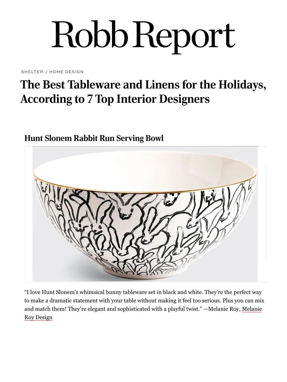 MEDIA COVERAGE + BOOKS — MELANIE ROY DESIGN