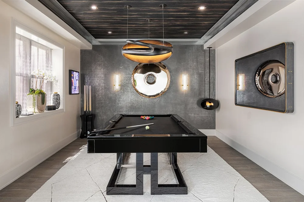 Luxury Billiard Room Interior Design by Melanie Roy Design — MELANIE ...