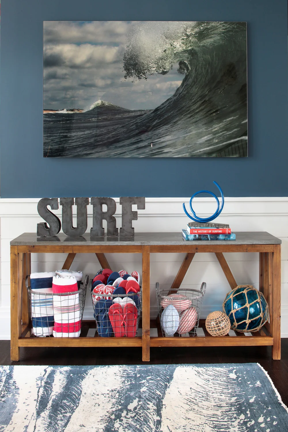 Bridgehampton Showhouse Mud Room — MELANIE ROY DESIGN