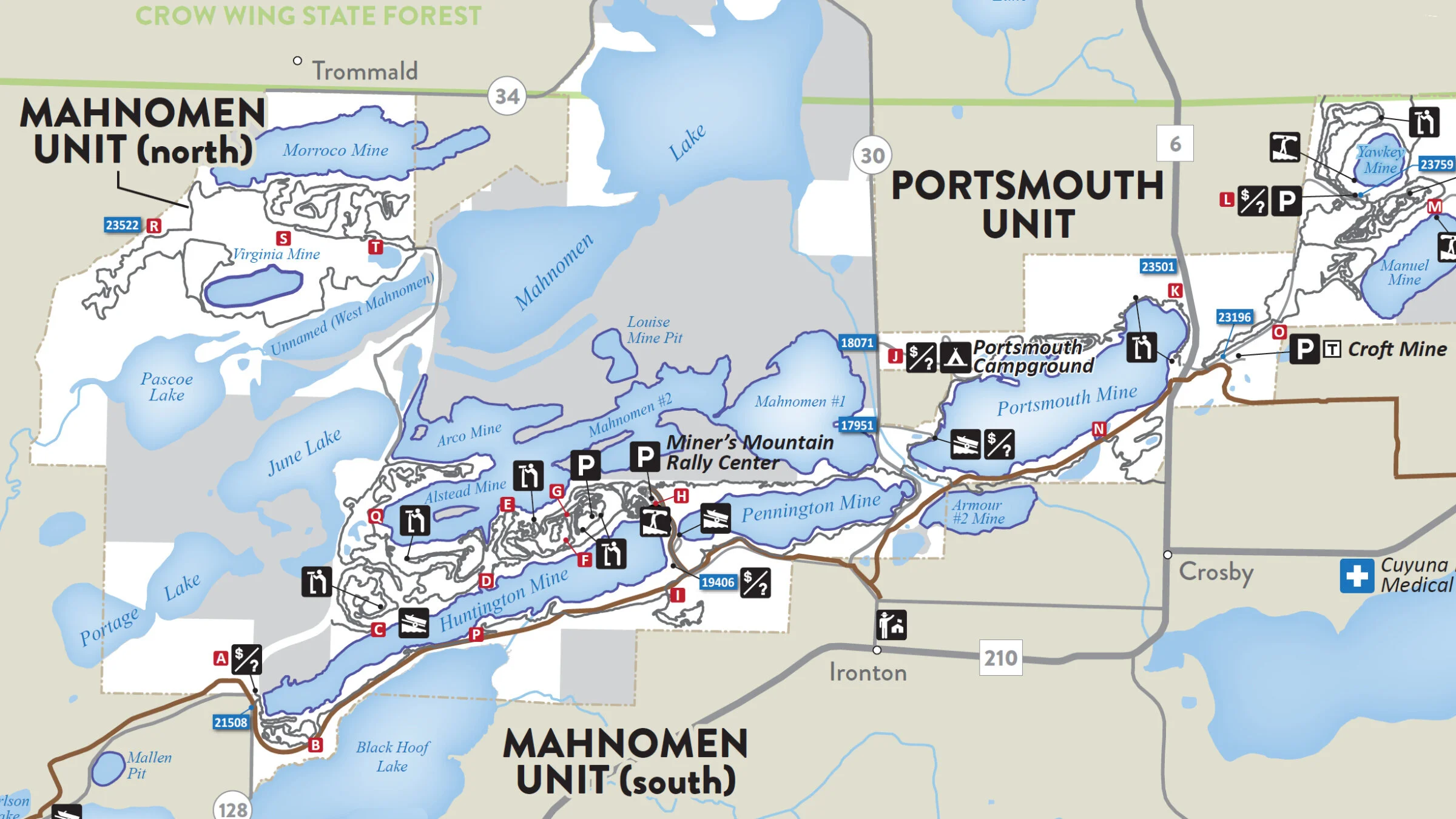 Map — Cuyuna Lakes Trail Association