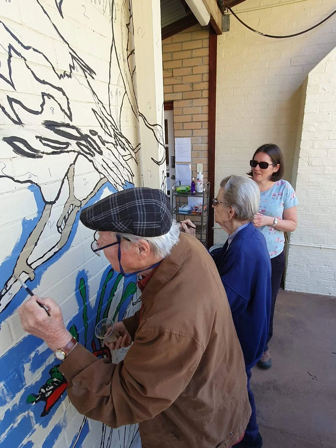 Magpie Mural — Alicia Rogerson Art