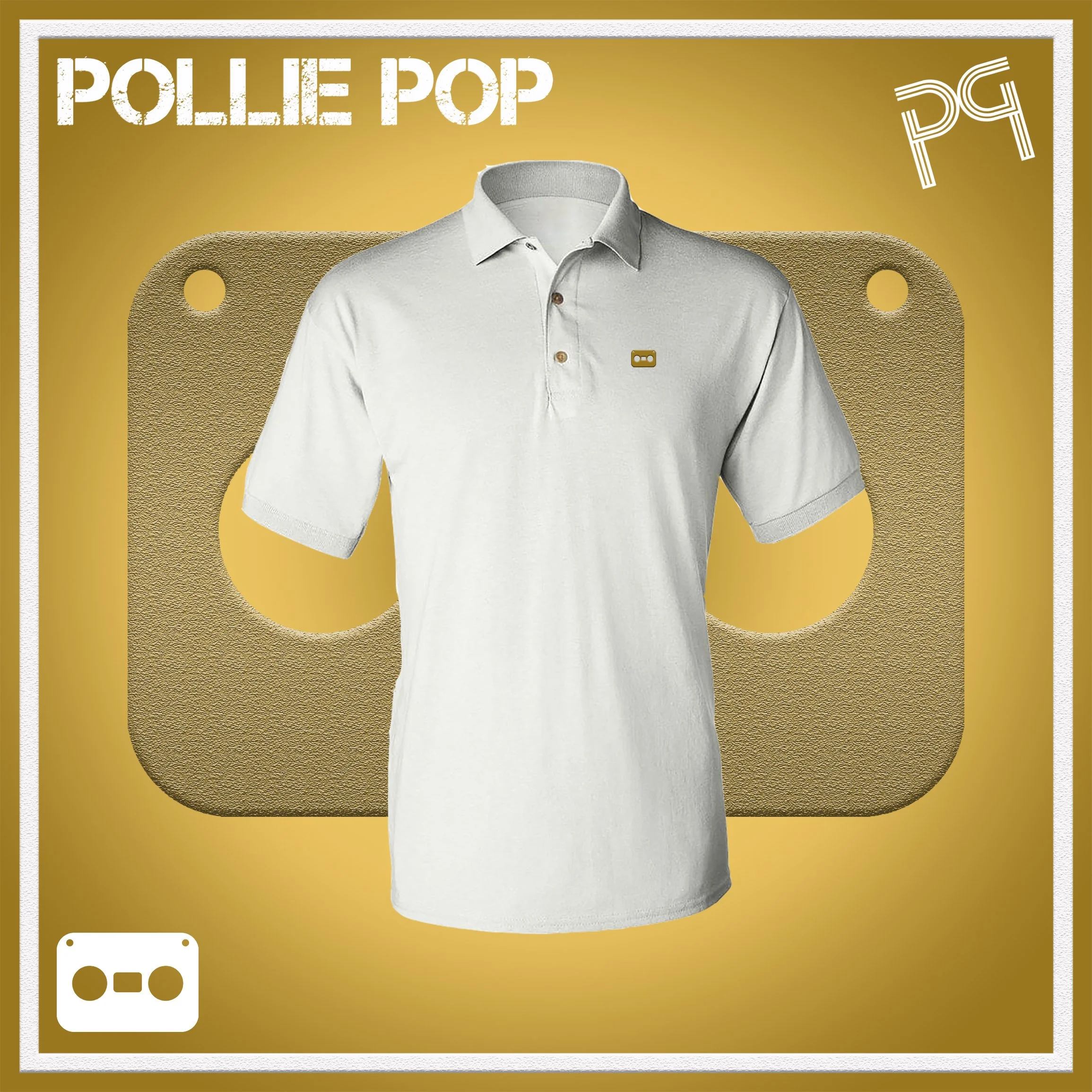 Old Gold Tape Polo — Pollie Pop