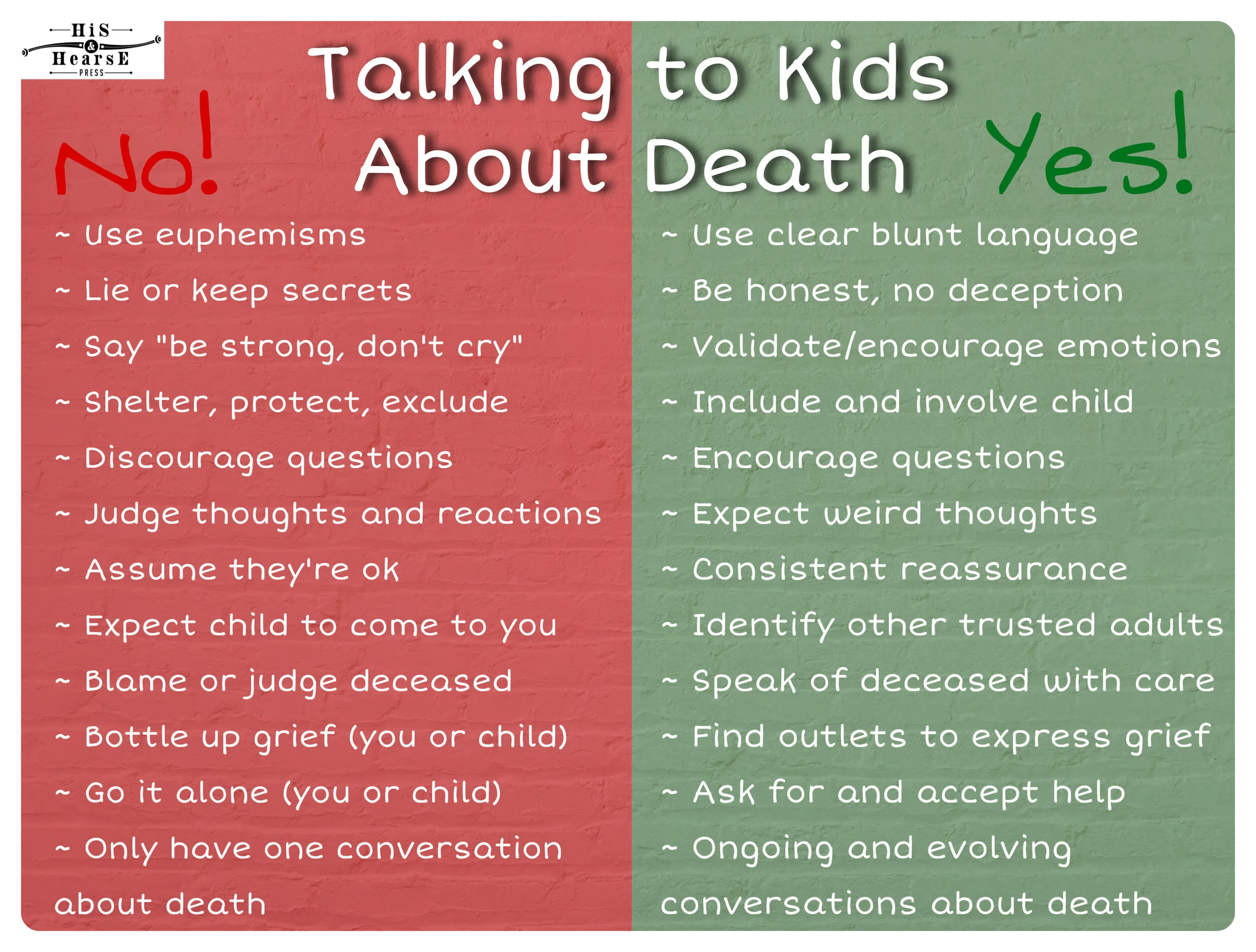 Kids & Grief: The Ultimate Directory — His & Hearse Press