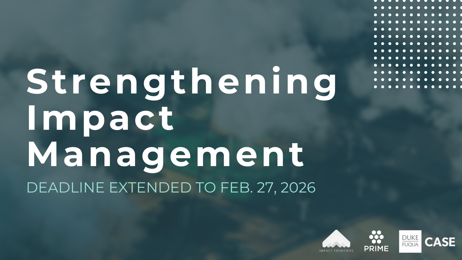 Prime Coalition Partners on Impact Management Course With Impact ...