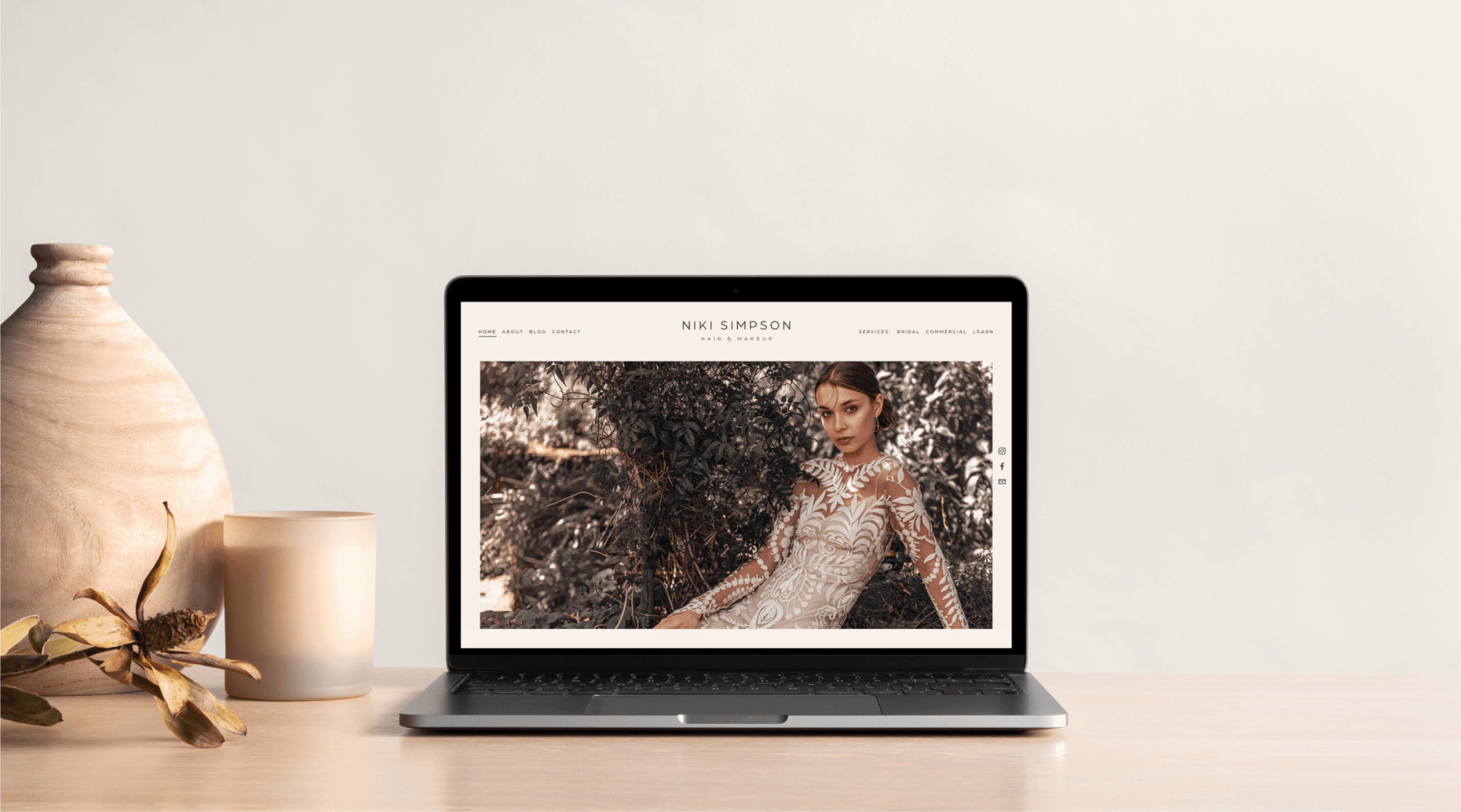 Niki Simpson Hair & Makeup — January Made Design | Squarespace Websites ...