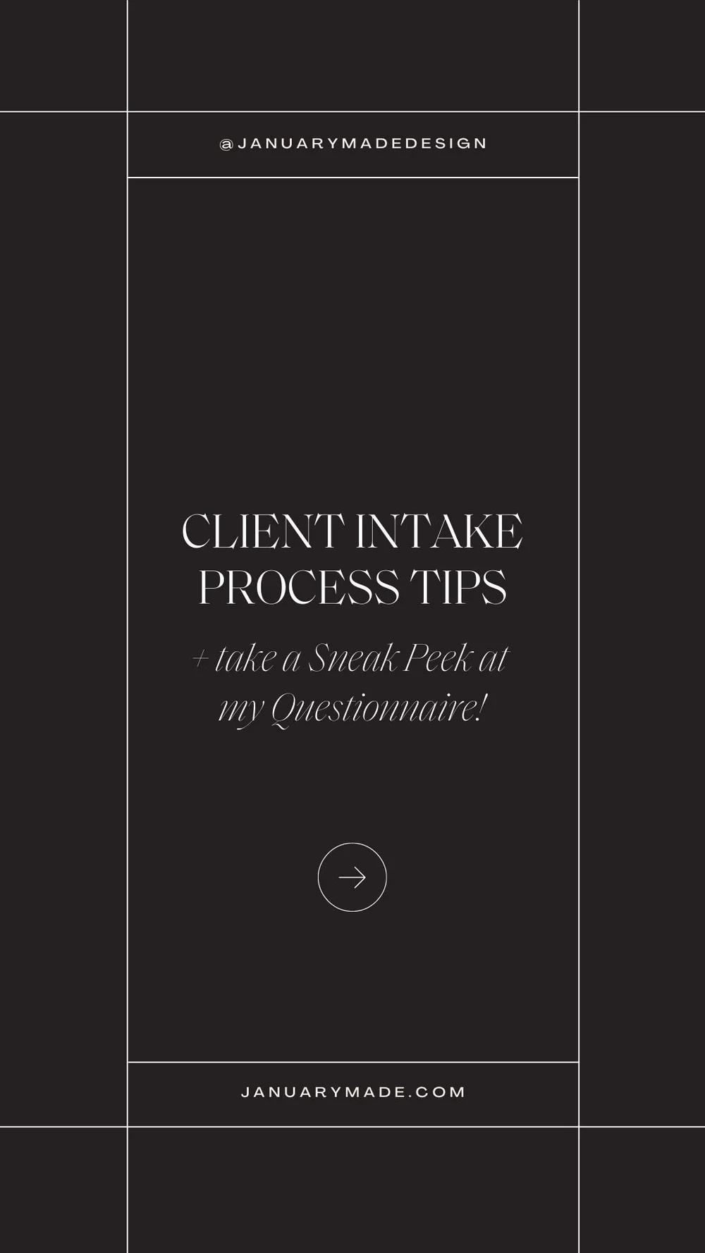 Client Intake Process Tips + take a Sneak Peek at my Questionnaire ...