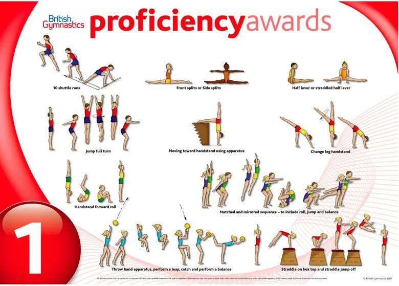 Badges — Oadby & Leicester Gymnastics Club