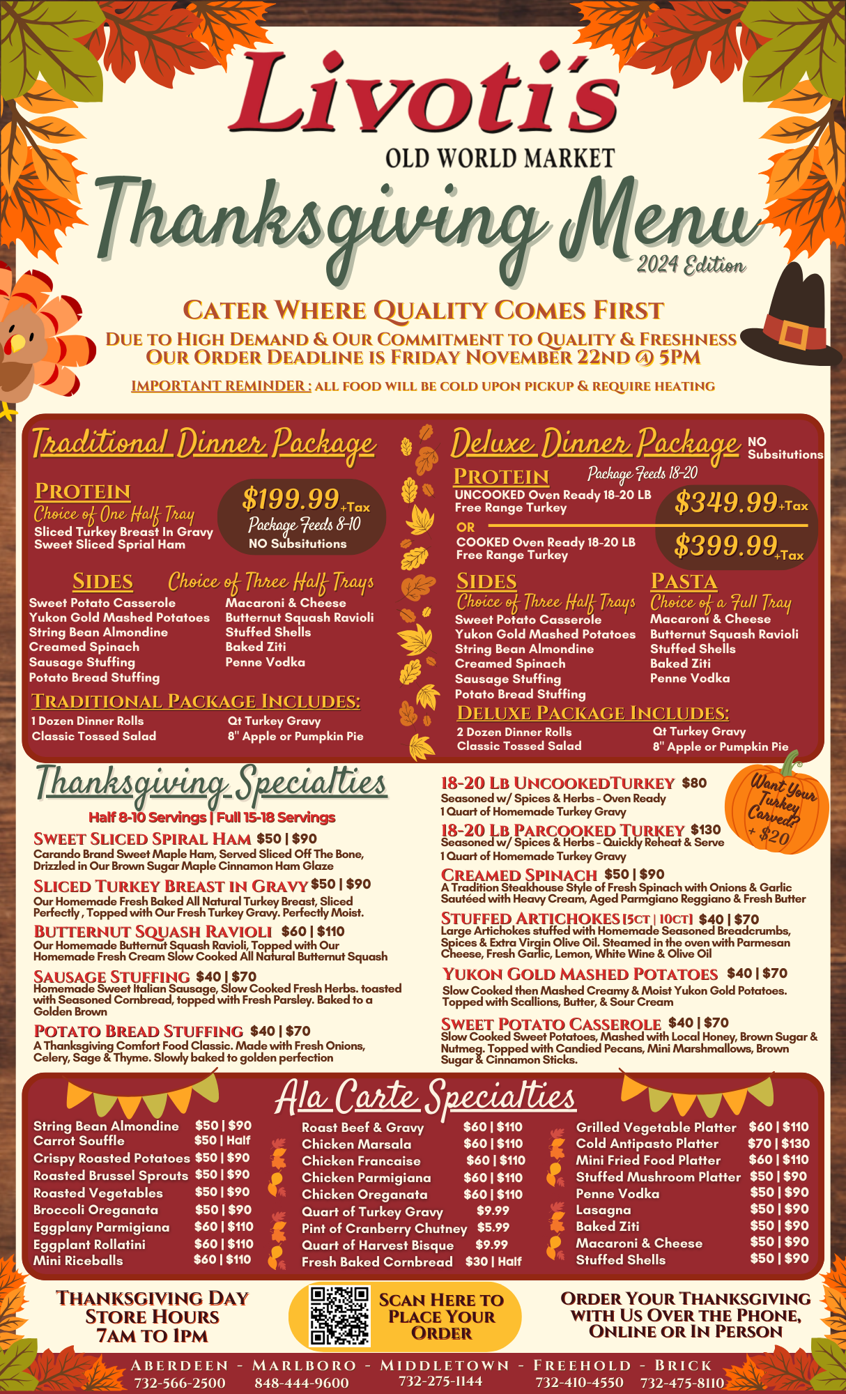 Gourmet Italian Catering in NJ — Livoti's Old World Market