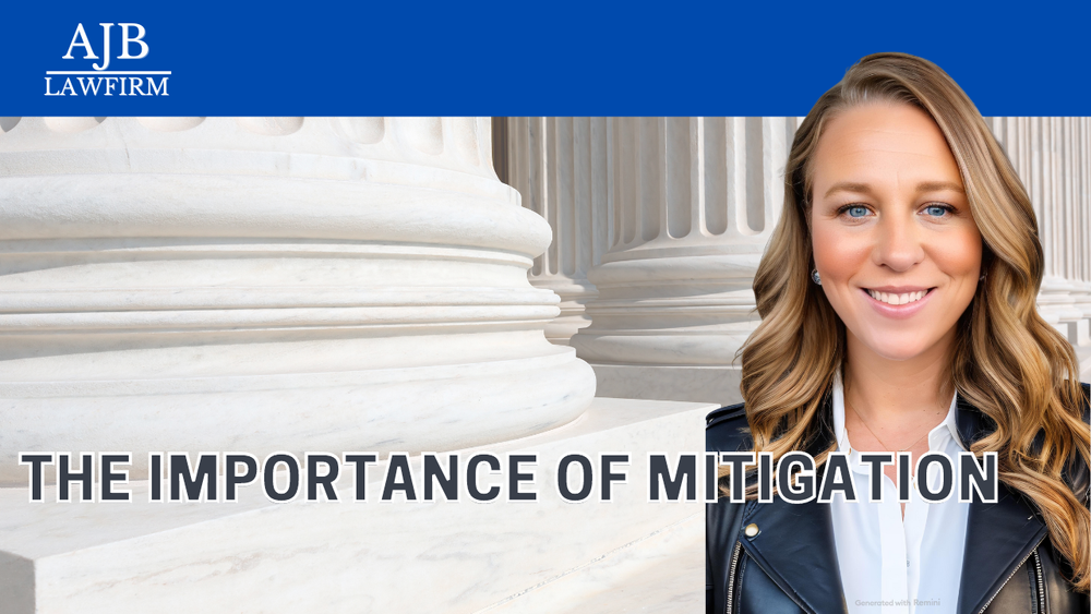 The Importance of Mitigation in Criminal Cases — AJB Law