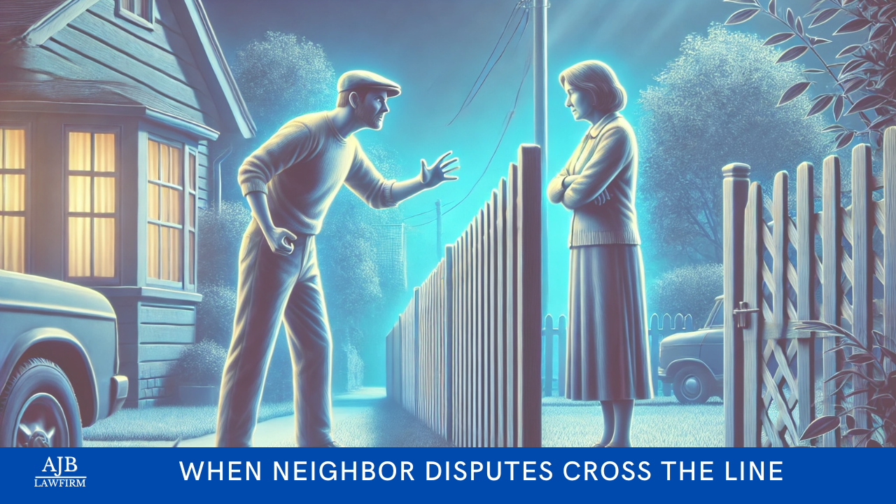 When Neighbor Disputes Cross the Line — AJB Law