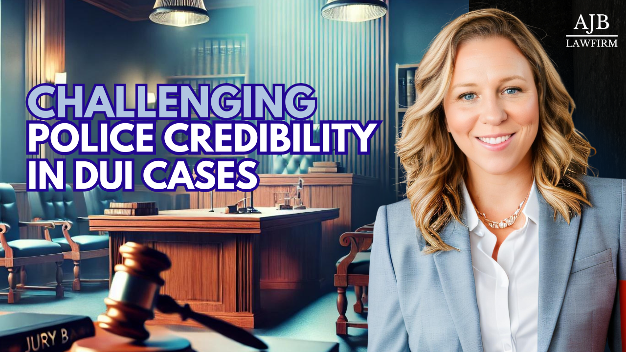 Challenging Officer Credibility in DUI Cases — AJB Law