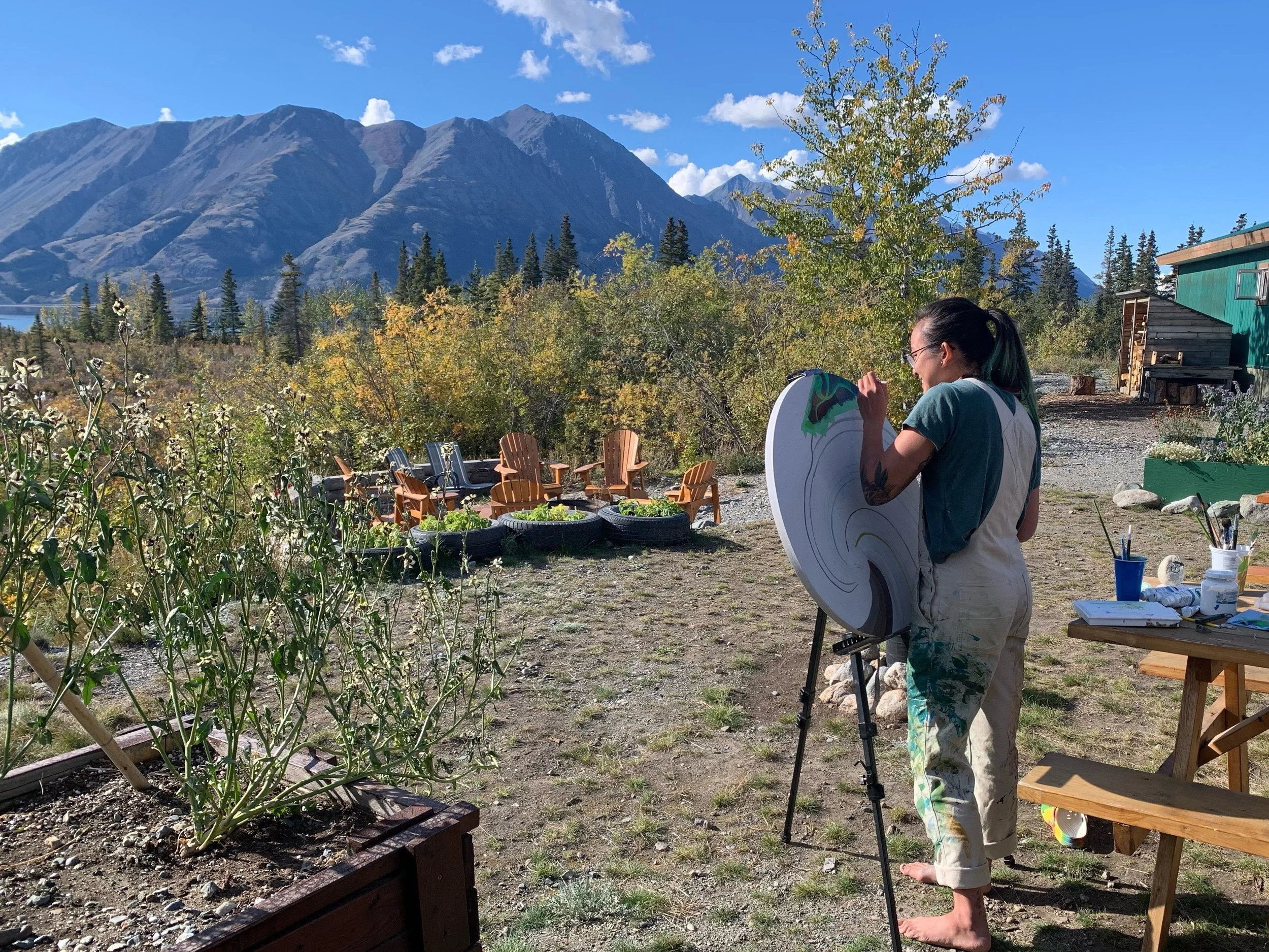 Kluane Lake Research Station Artist Residency — Megan Leung Art