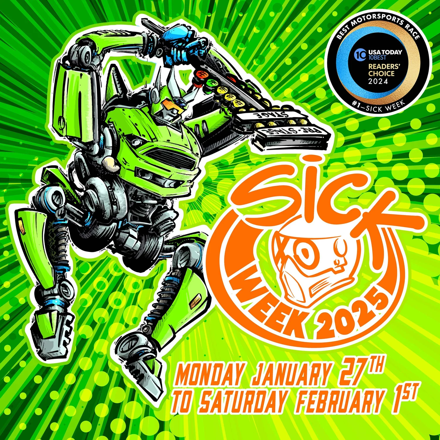 Sick Week 2026 Presented By Gear Vendors Overdrive — Sick The Magazine