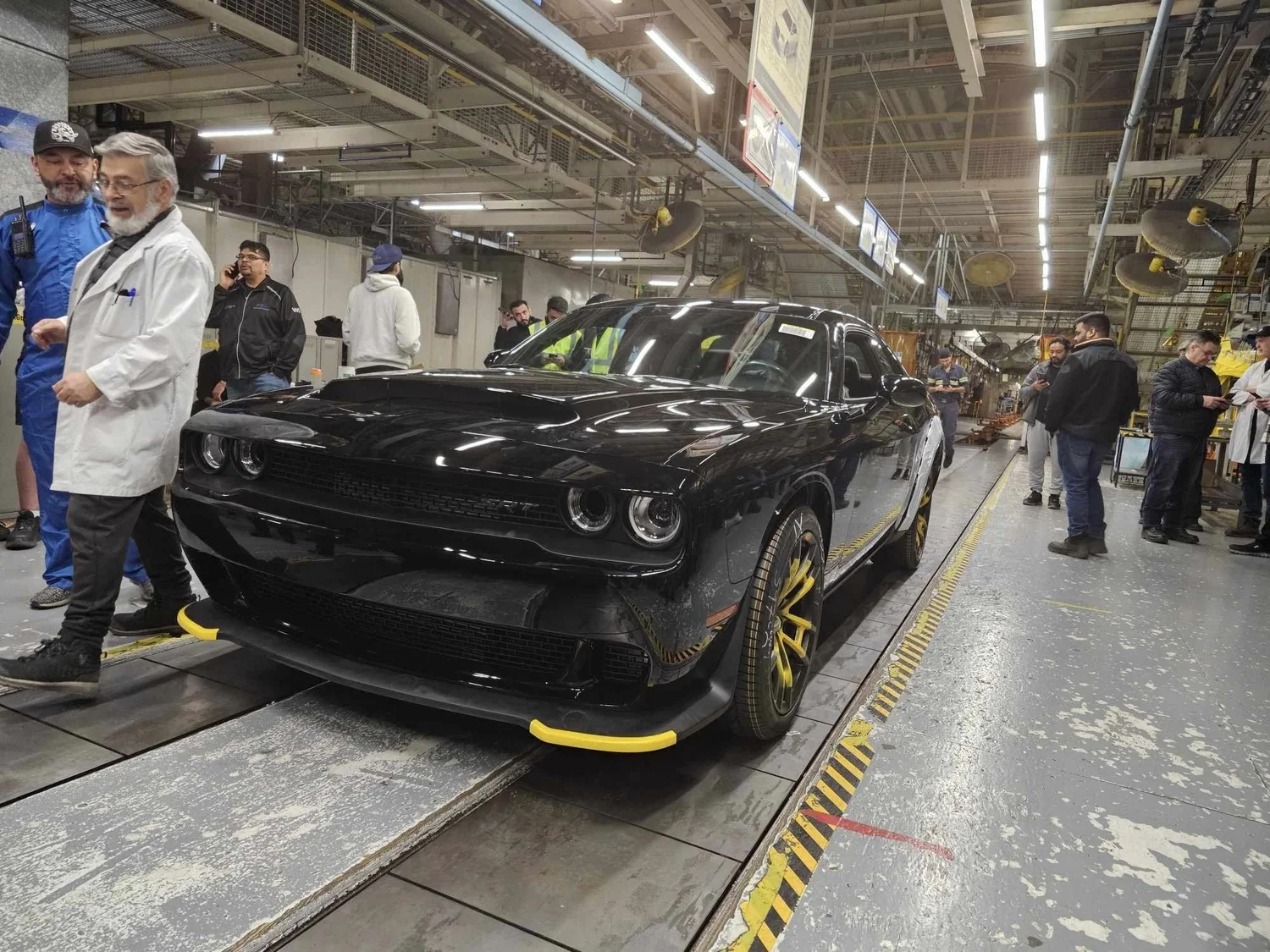 The Final Dodge Challenger Roll Off Assembly Line; Final Chevrolet ...