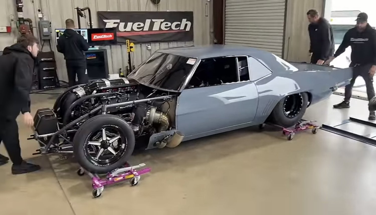 Cresting the 5,000 Horsepower in Cleetus McFarland’s ‘69 Camaro on the ...