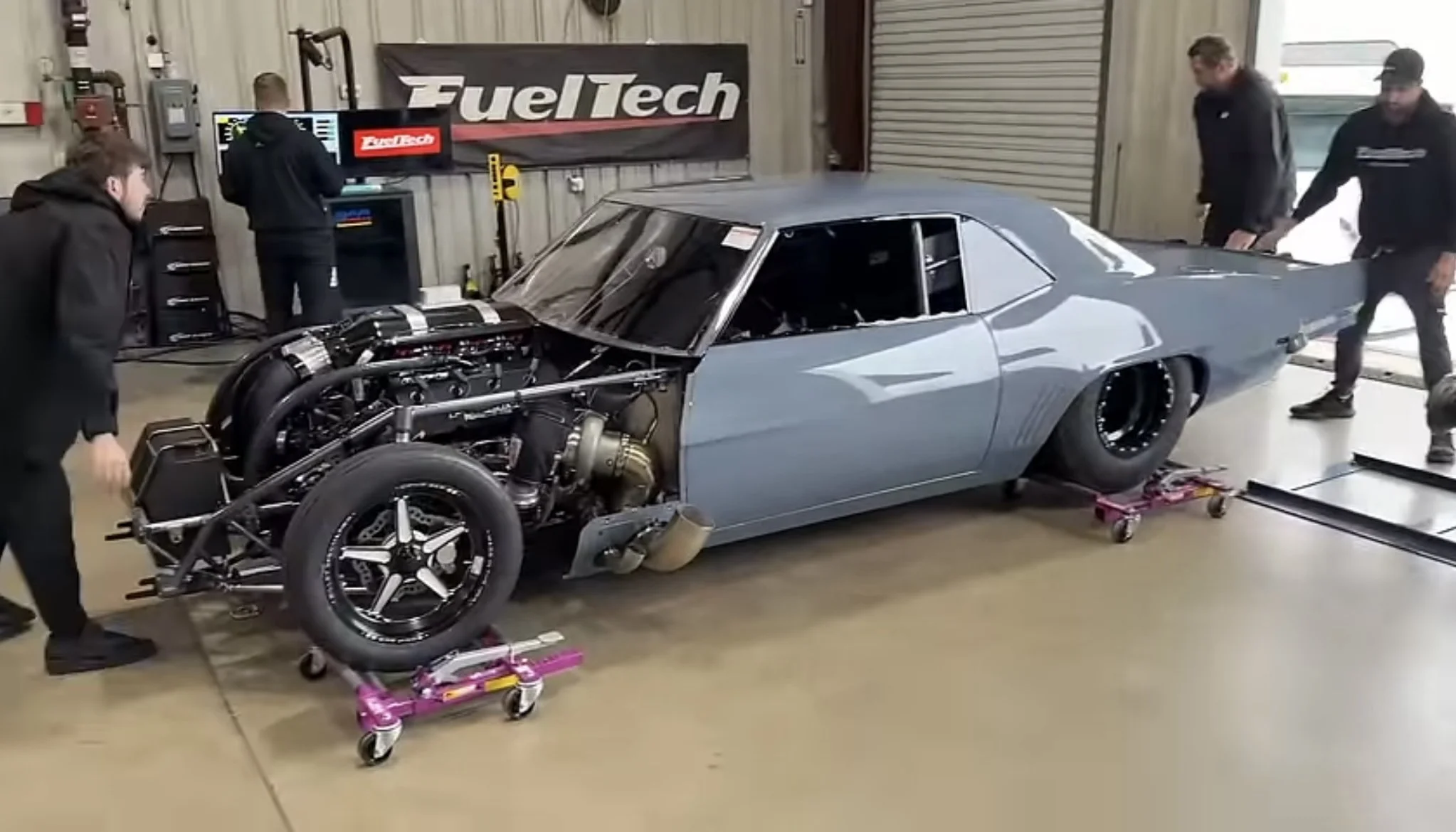 Cresting the 5,000 Horsepower in Cleetus McFarland’s ‘69 Camaro on the ...