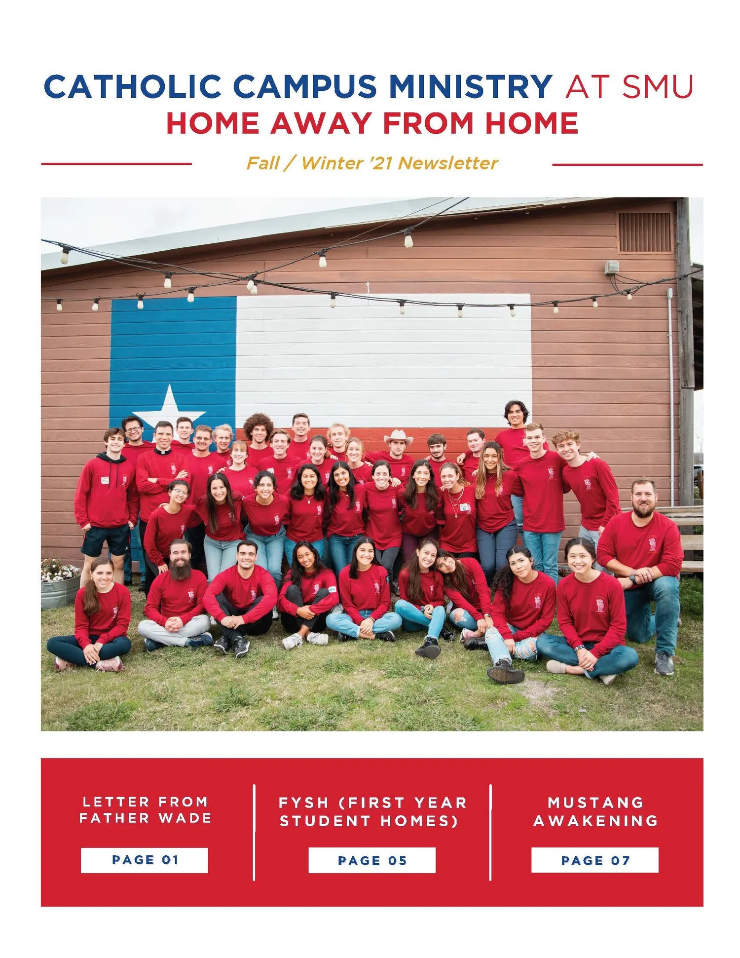 Newsletter — Catholic Campus Ministry at SMU