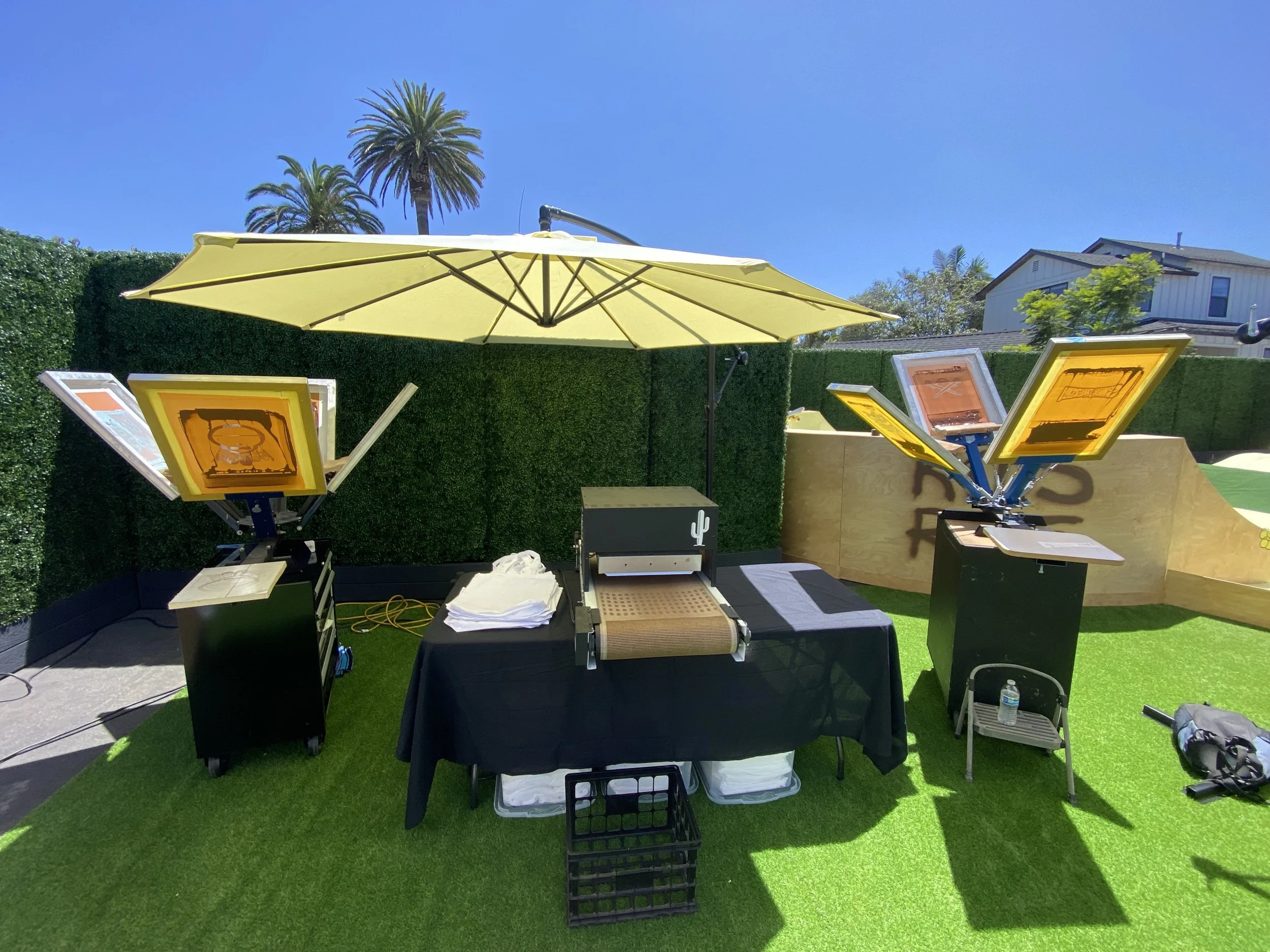 Services — Cactusview Printing Company-Live Event Screen Printing