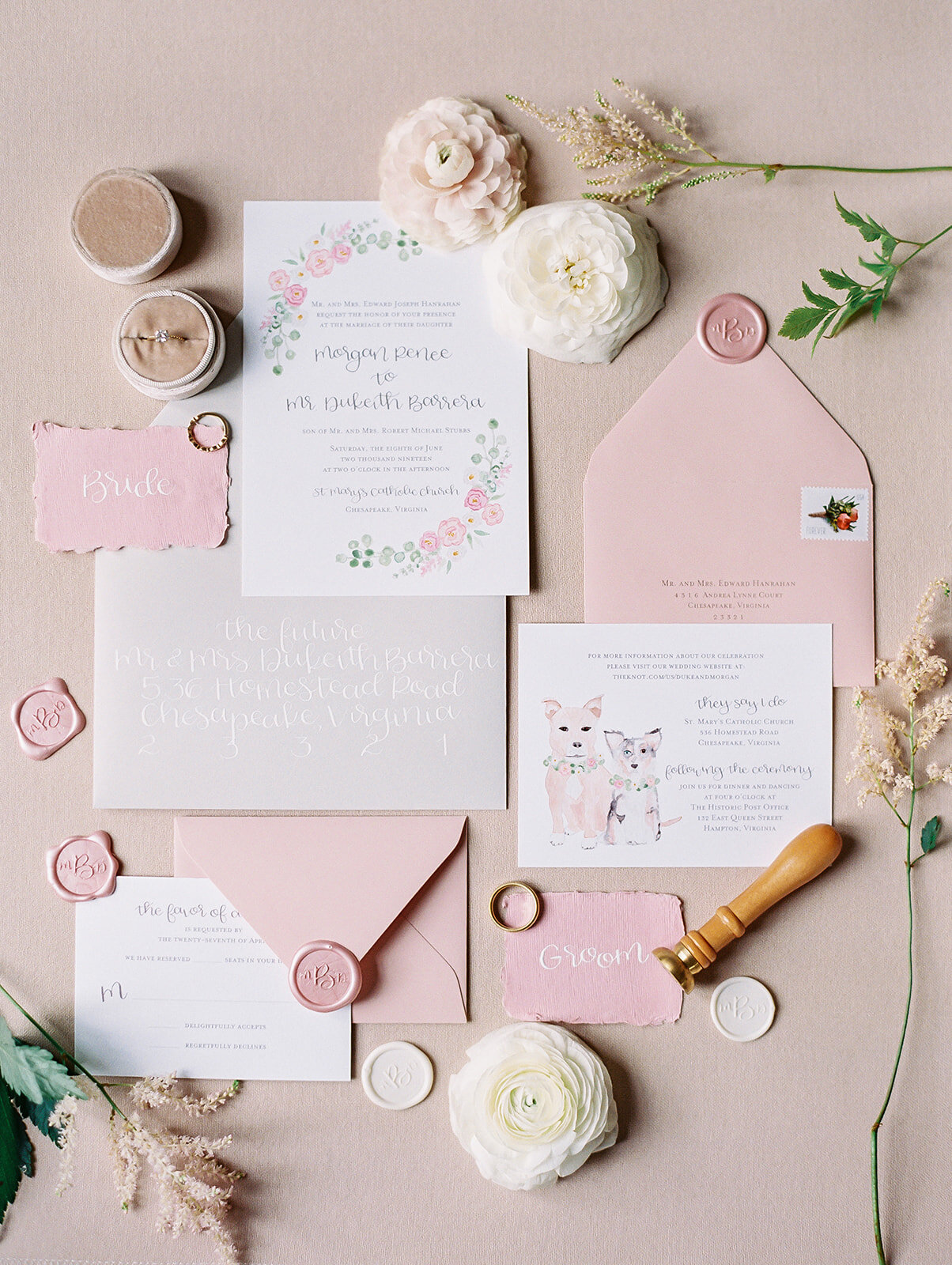 Morgan & Duke - A Romantic, French Inspired Wedding — The Historic Post ...