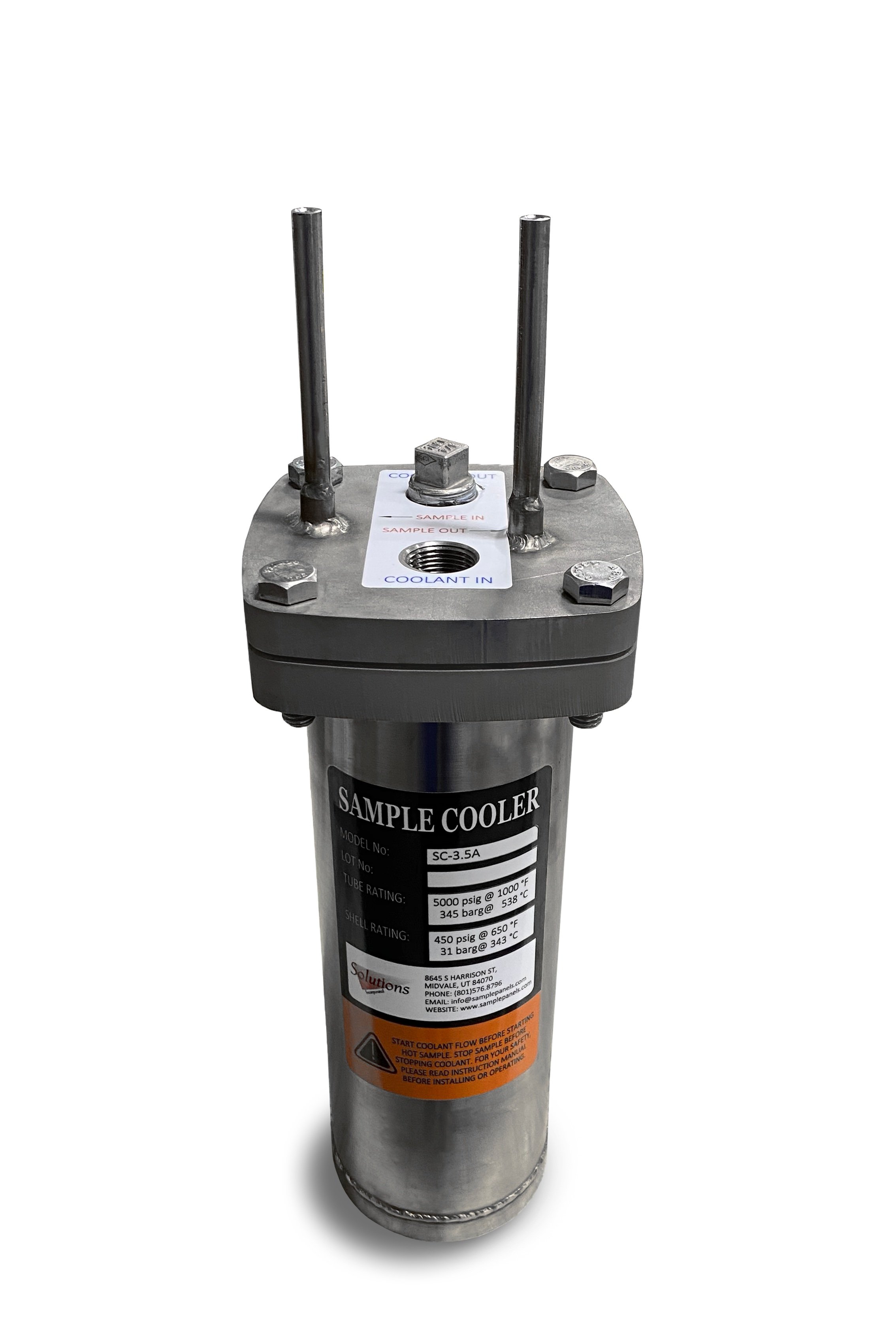 Sample Cooler P/N: FG00-0001 — Solutions Sample Systems