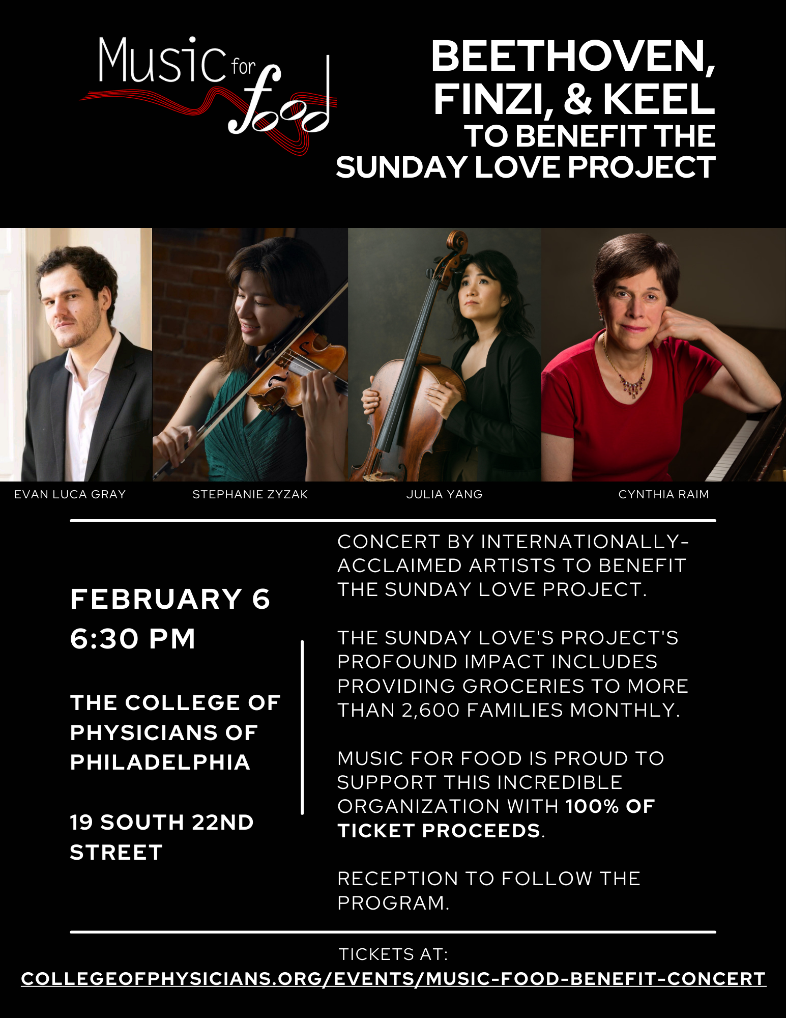 Beethoven, Finzi, and Keel for the Sunday Love Project — Music for Food