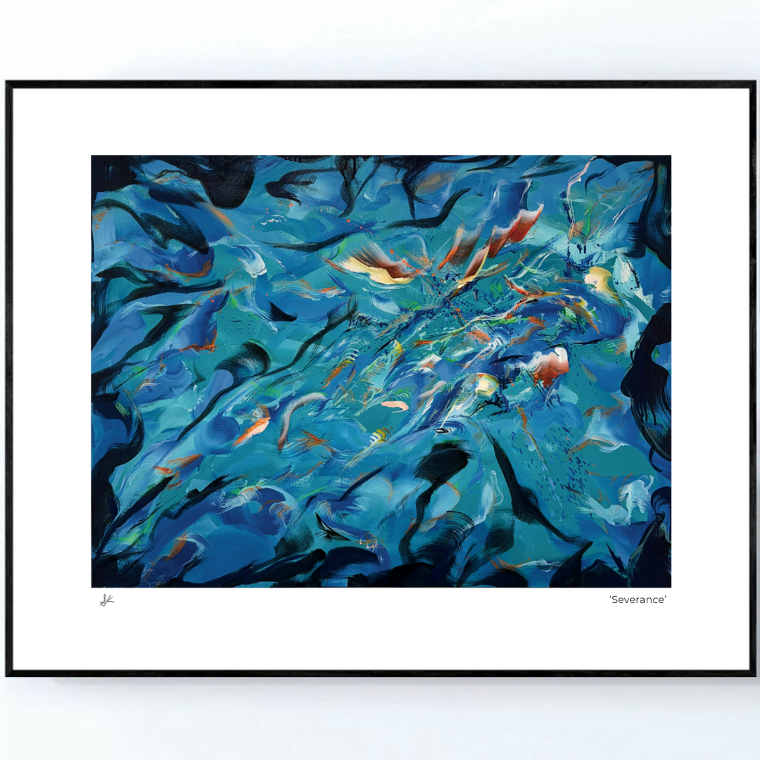 'Severance - Main Theme' Synesthesia Art Print — Synesthesia Art by ...