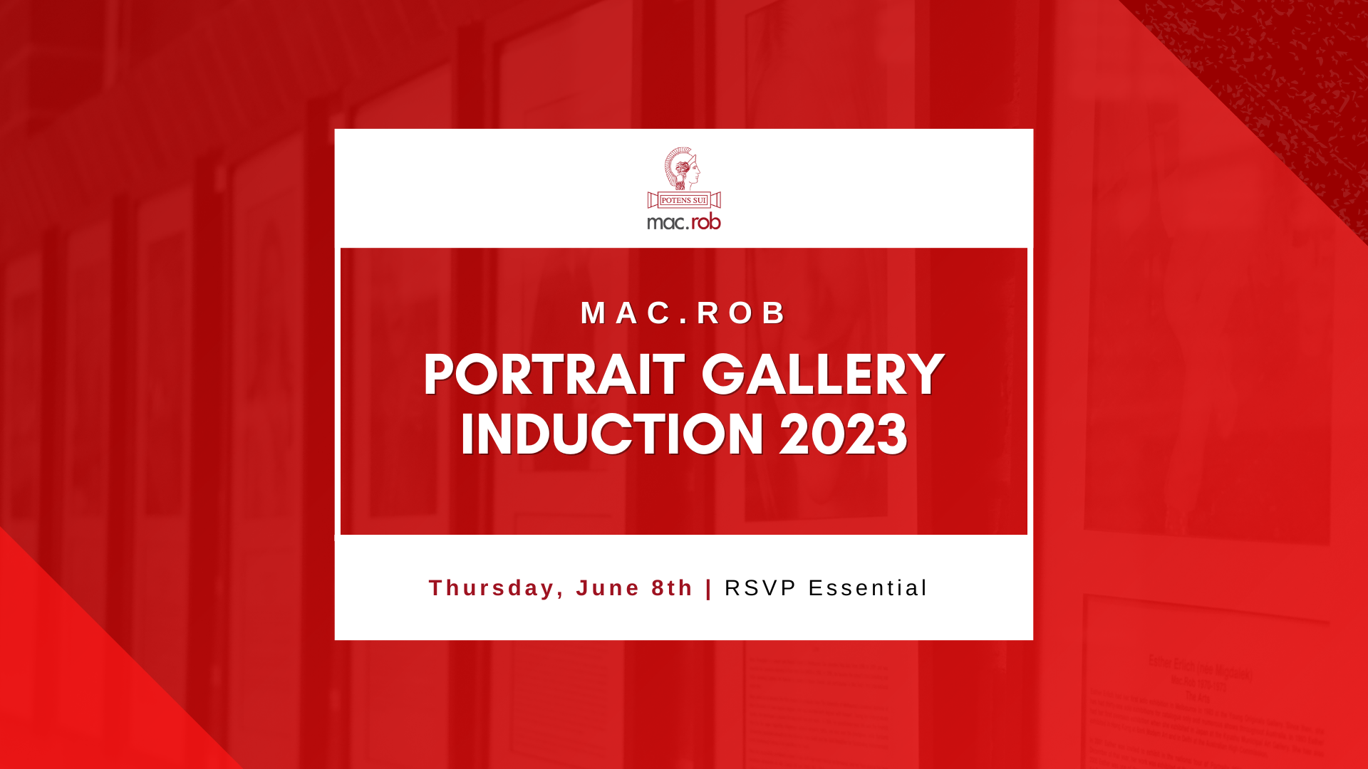 Portrait Gallery Induction 2023 — The Mac.Robertson Girls' High School