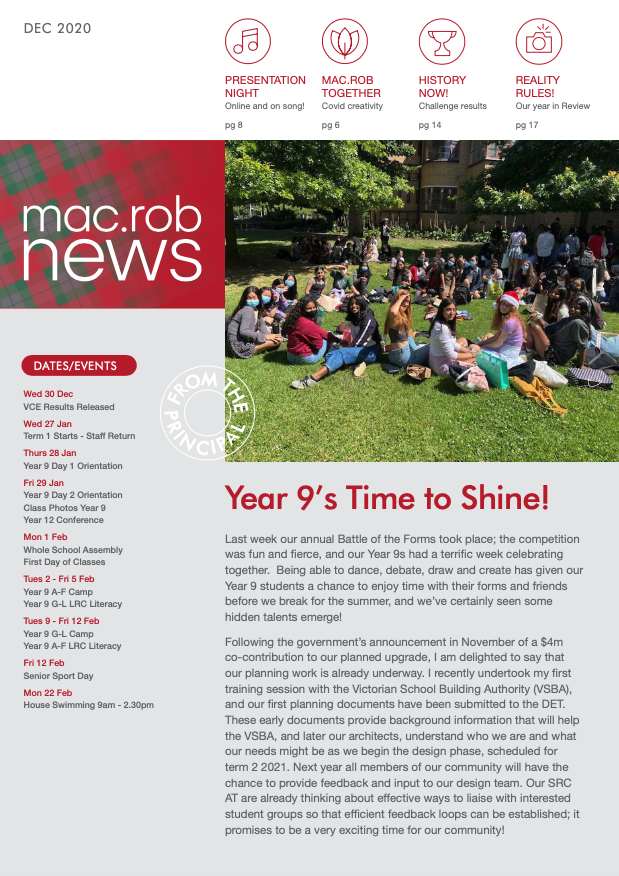 News & Events Blog — The Mac.Robertson Girls' High School