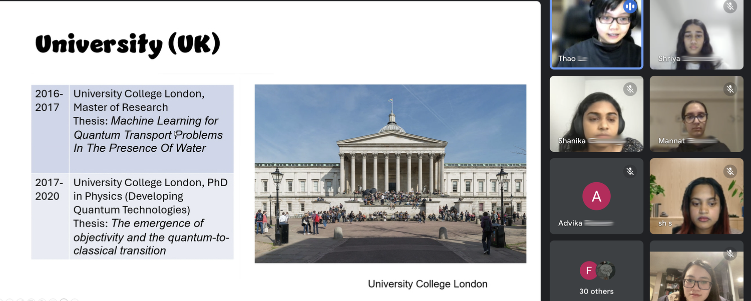 Palladians STEM Career Circle Webinar — The Mac.Robertson Girls' High School