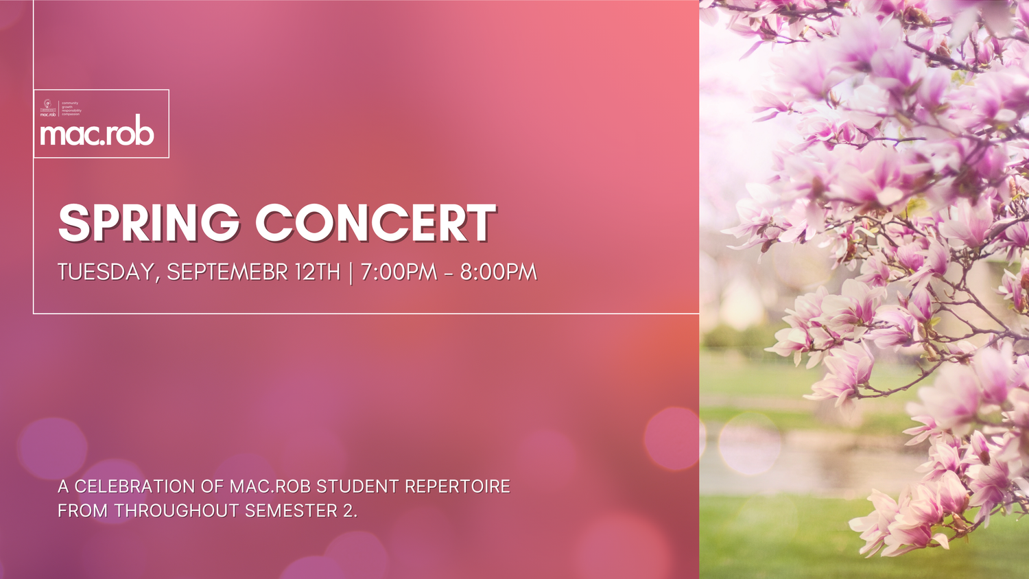 Music At Mac.Rob: Spring Concert — The Mac.Robertson Girls' High School