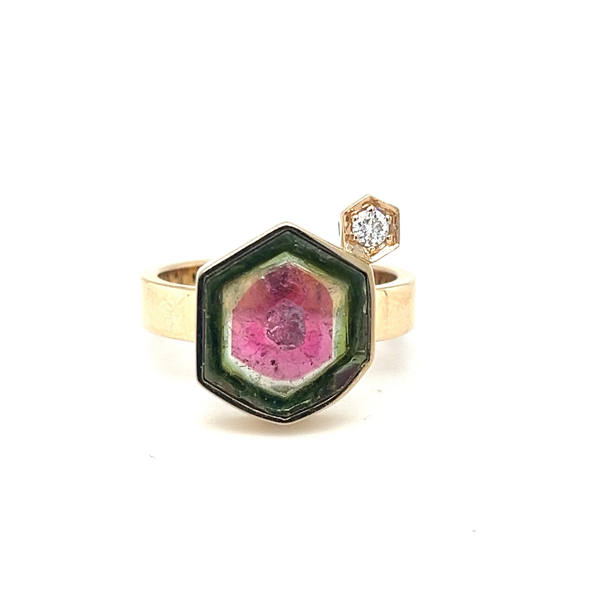 0.70ct Alexandrite & Diamond Ring — The Gem Vault