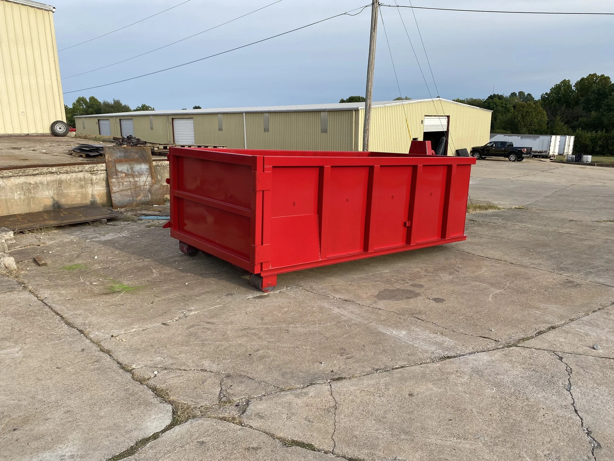 Hook Lift Roll-Off Dumpsters — Ozark Dumpster Manufacturing