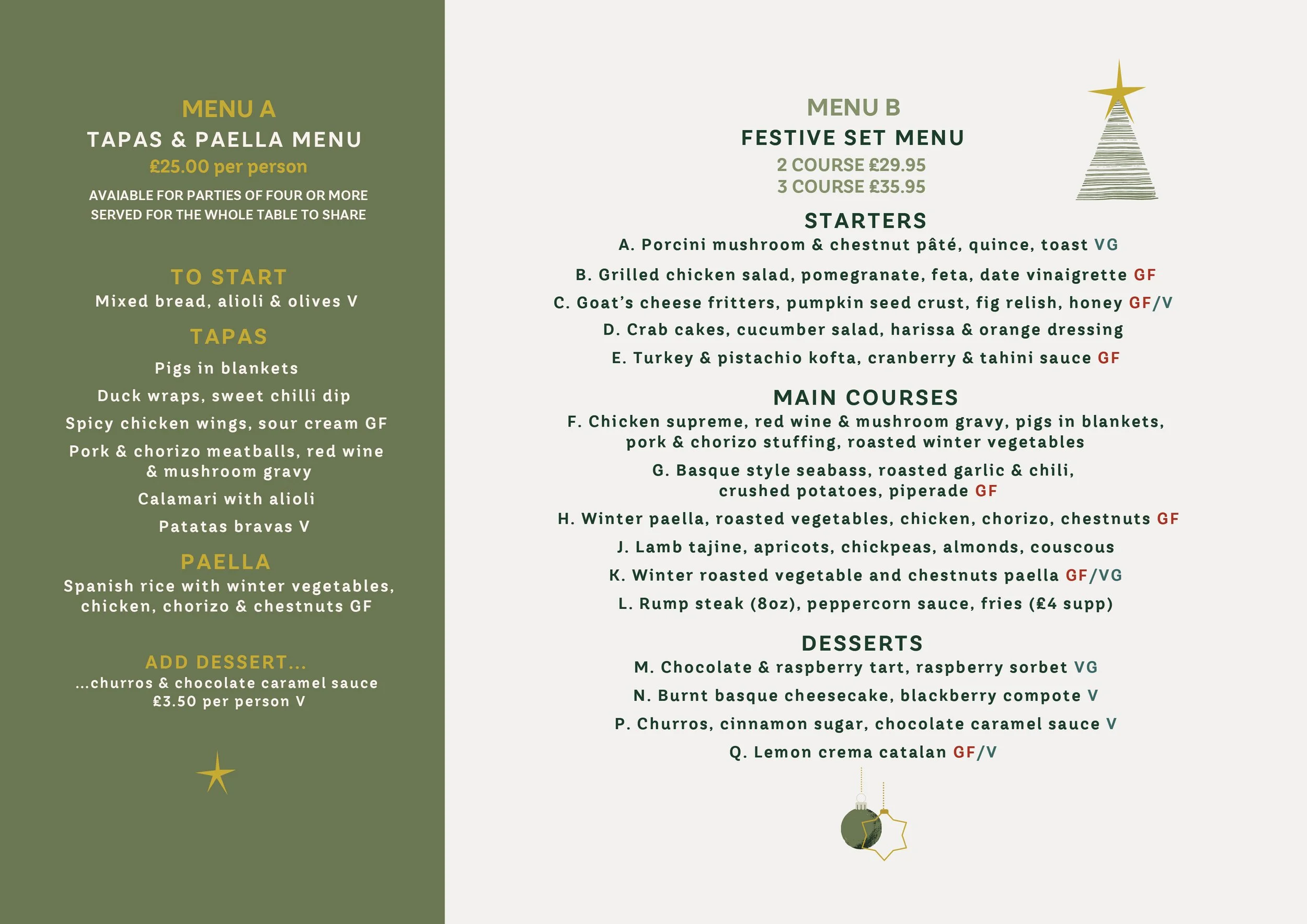 Menus — Bar Estilo Birmingham