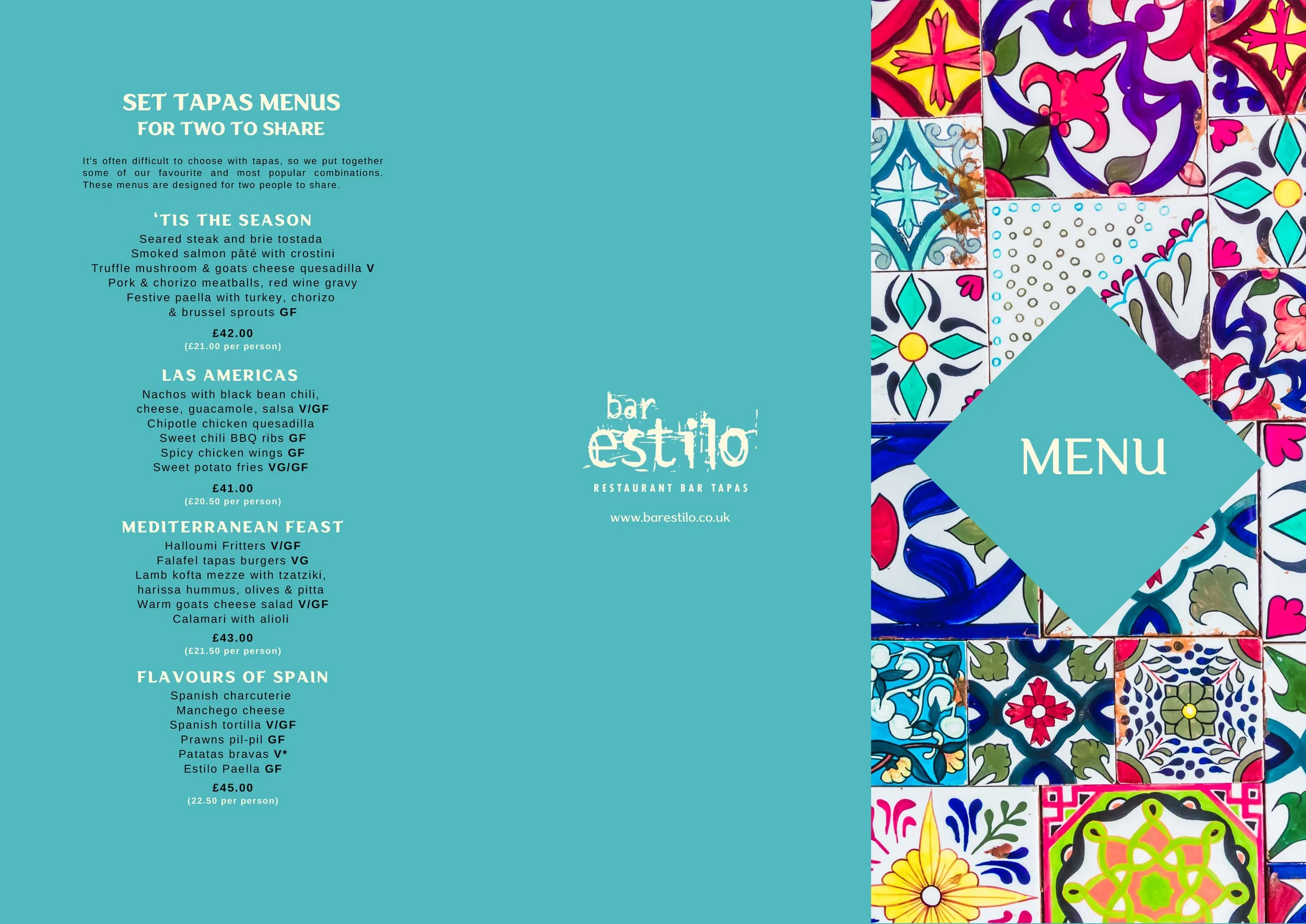Menus — Bar Estilo Birmingham