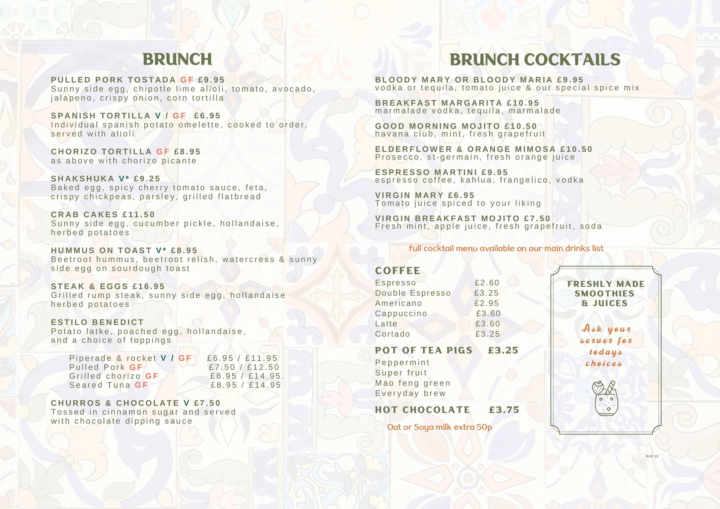 Menus — Bar Estilo Birmingham